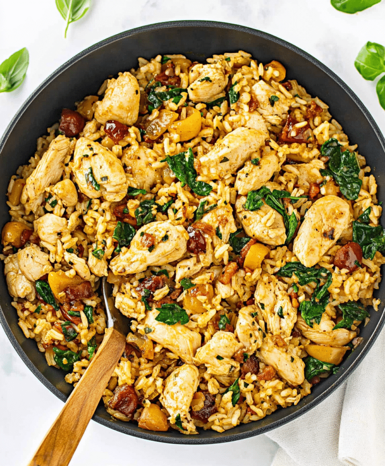 Mediterranean Chicken And Rice Recipe - Savory Kitchen Stories