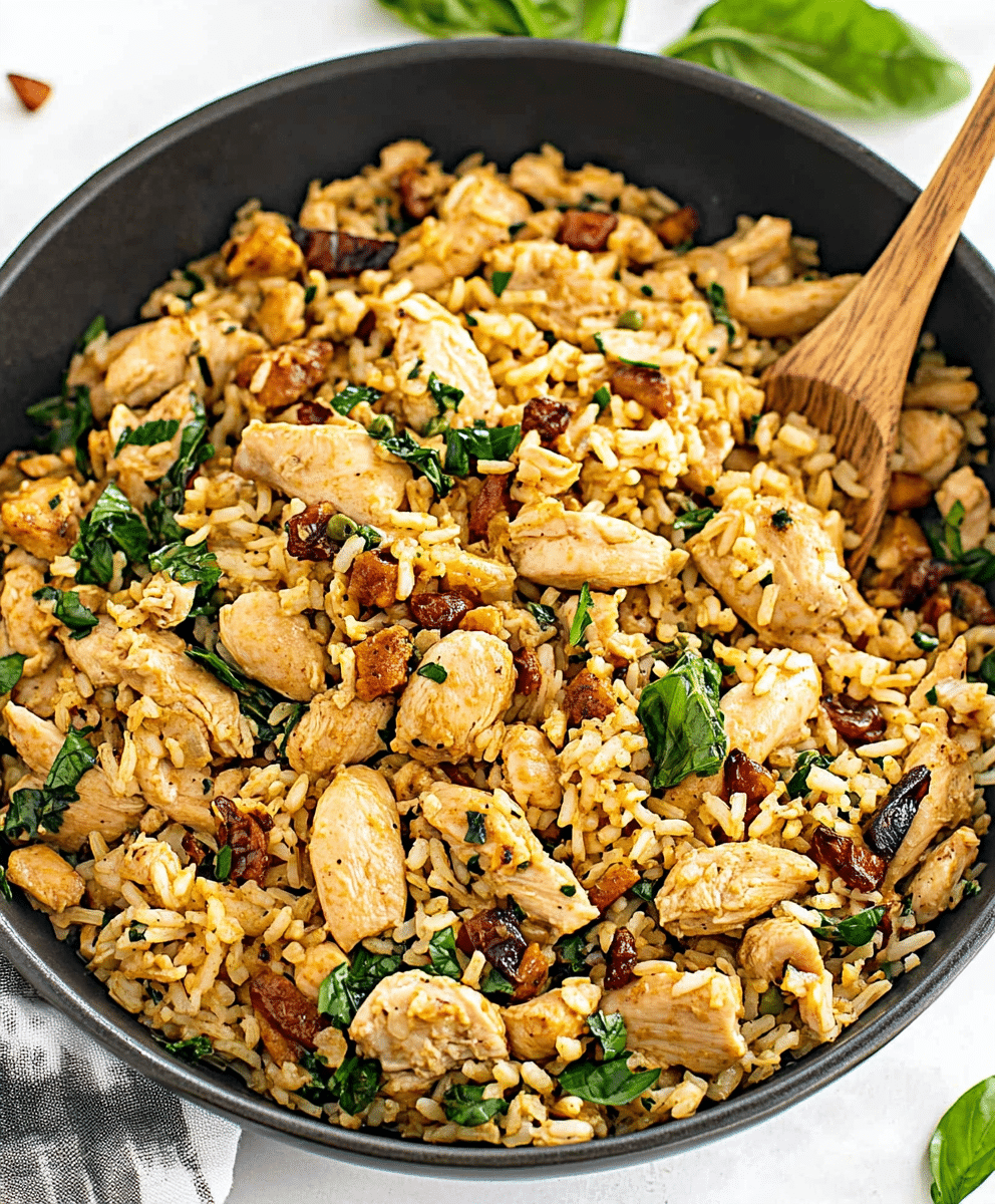 Mediterranean Chicken And Rice Recipe - Savory Kitchen Stories