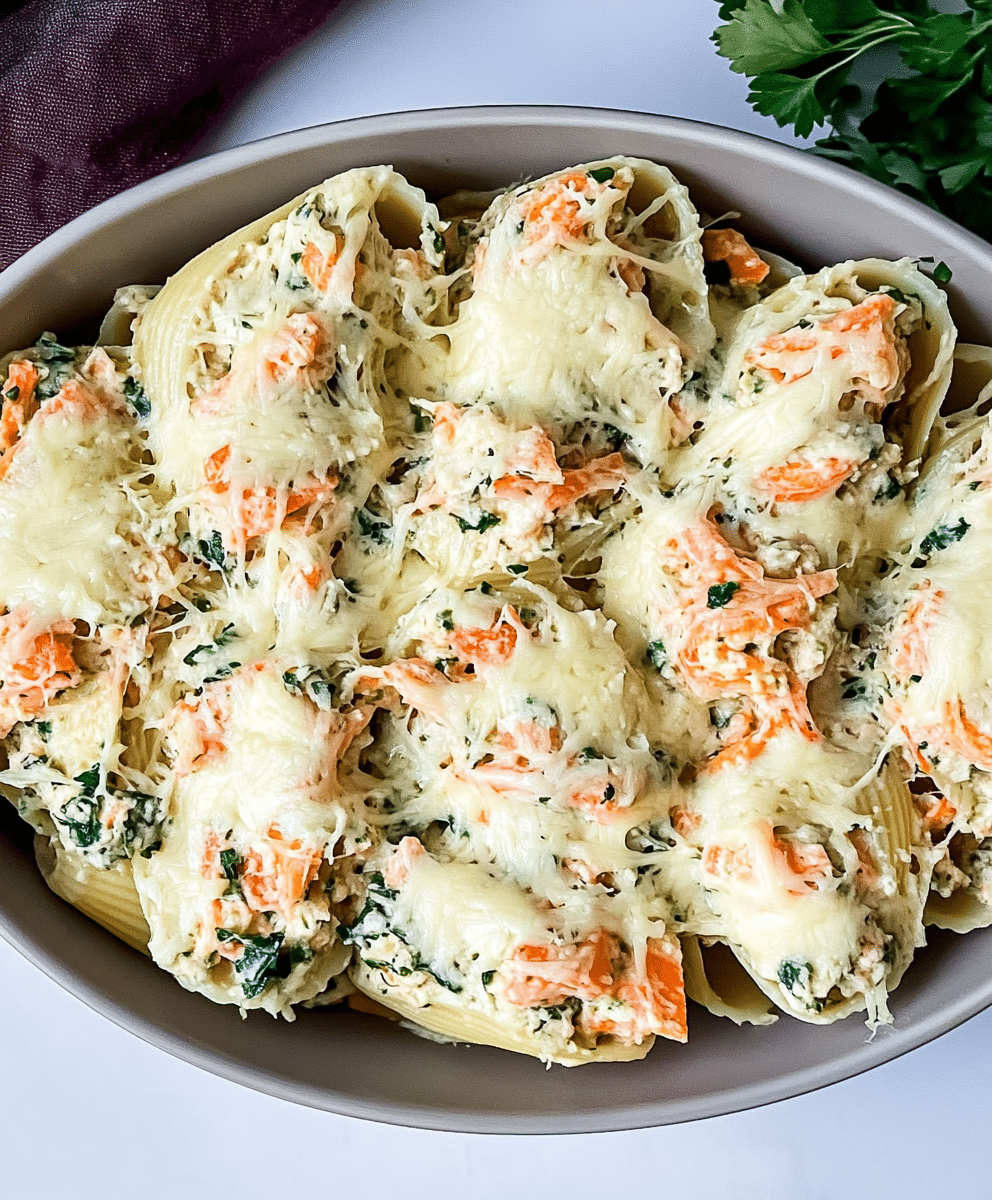 Creamy Seafood Stuffed Shells Recipe - Savory Kitchen Stories