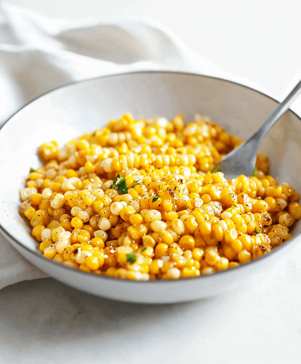 Honey Butter Skillet Corn Recipe Savory Kitchen Stories