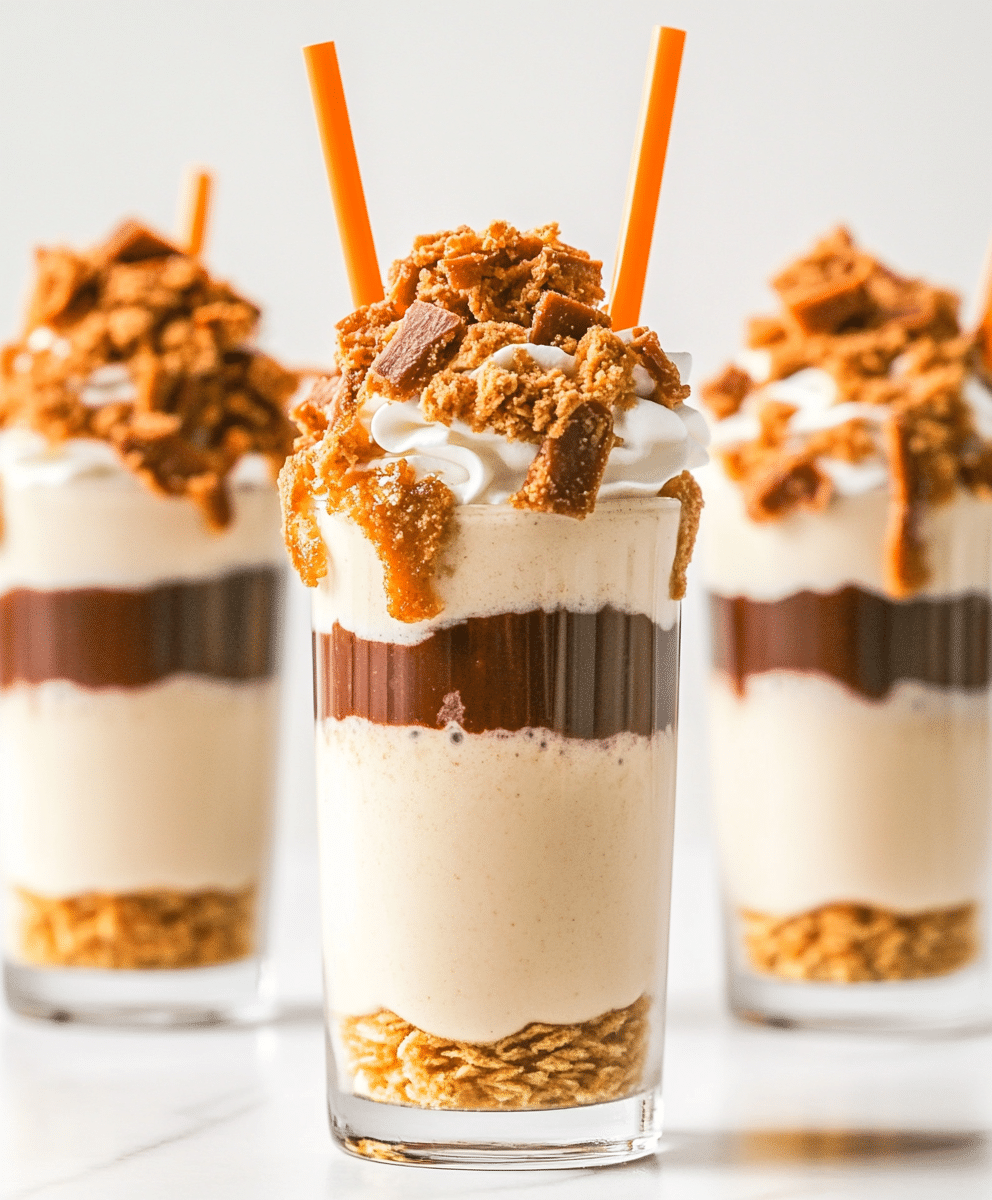 Butterfinger Milkshake Recipe - Savory Kitchen Stories