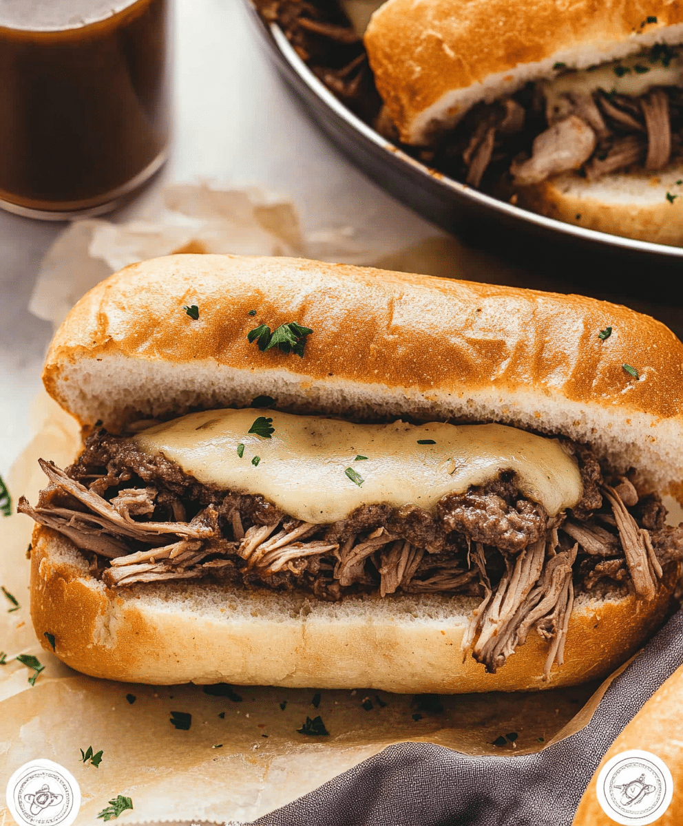 Crockpot French Dip Recipe - Savory Kitchen Stories
