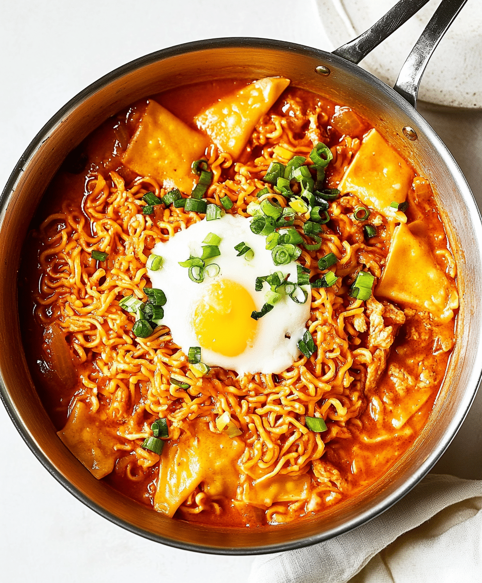 Easy Cheesy Rabokki With Ramen Noodles Recipe - Savory Kitchen Stories