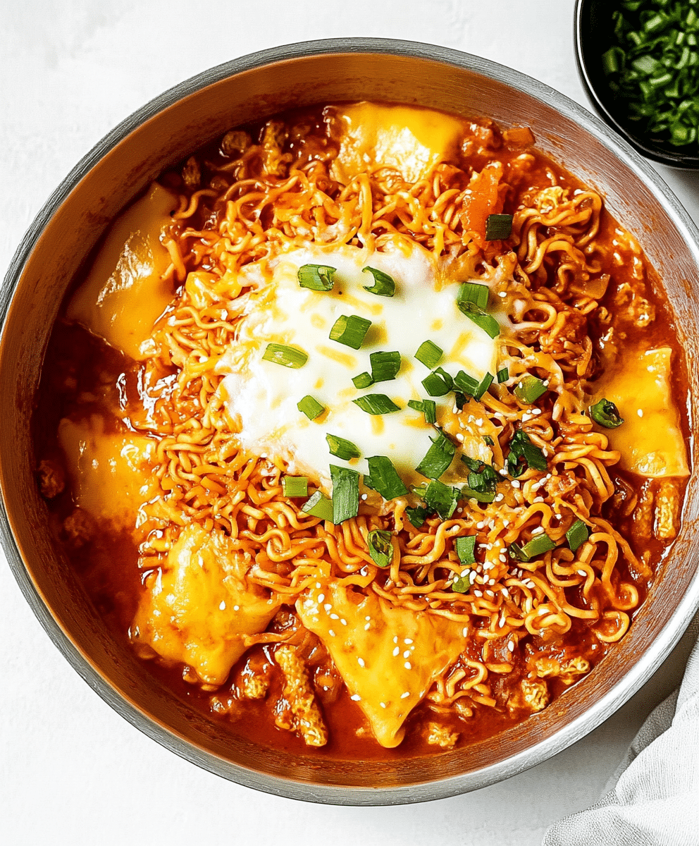 Easy Cheesy Rabokki With Ramen Noodles Recipe - Savory Kitchen Stories