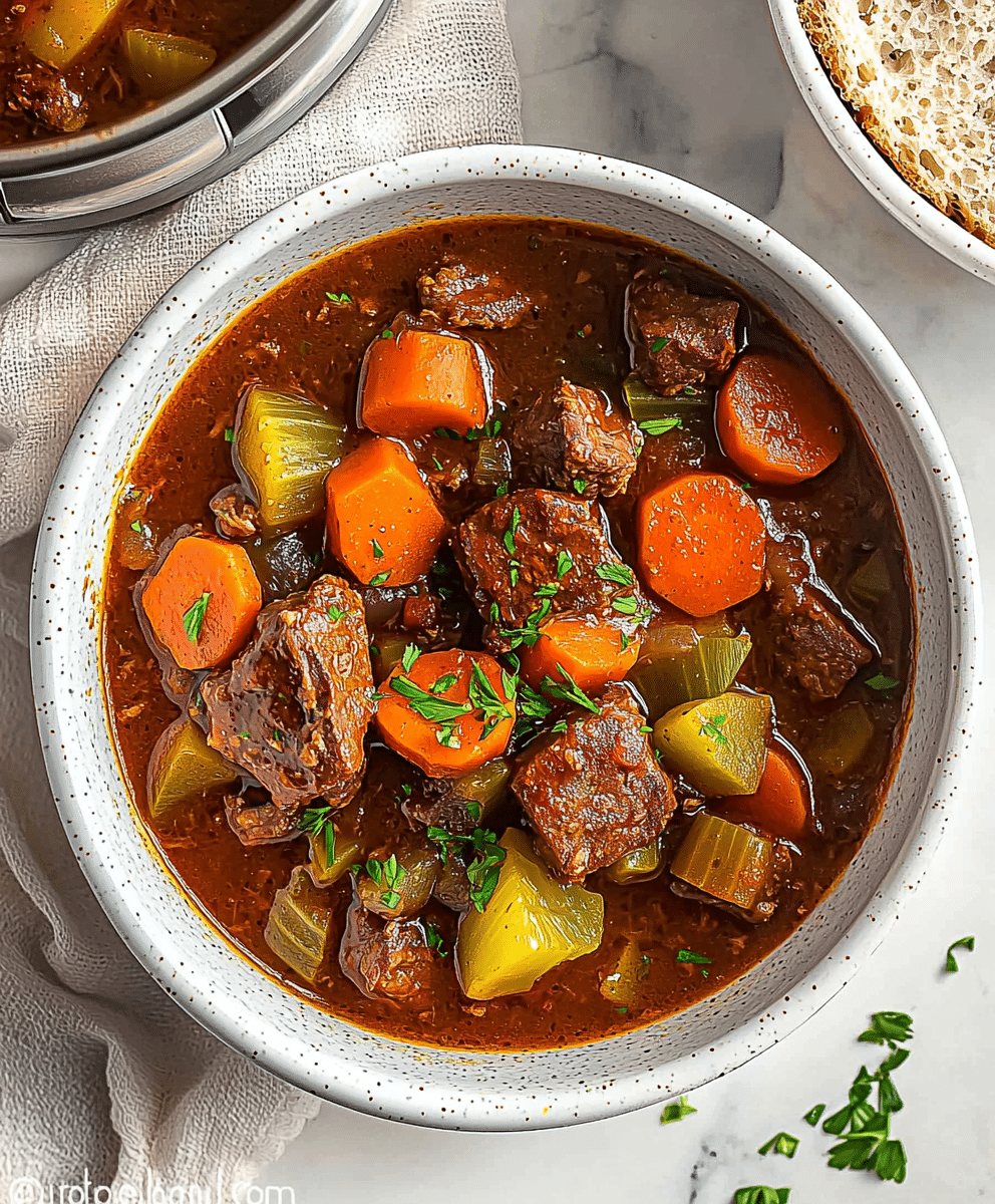 Instant Pot Beef Stew Recipe - Savory Kitchen Stories