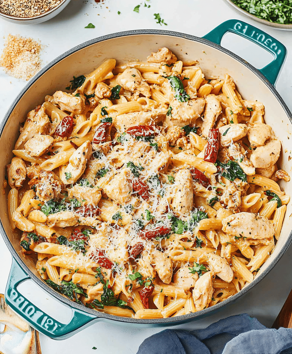 One Pot Creamy Tomato Beef Pasta Recipe - Savory Kitchen Stories
