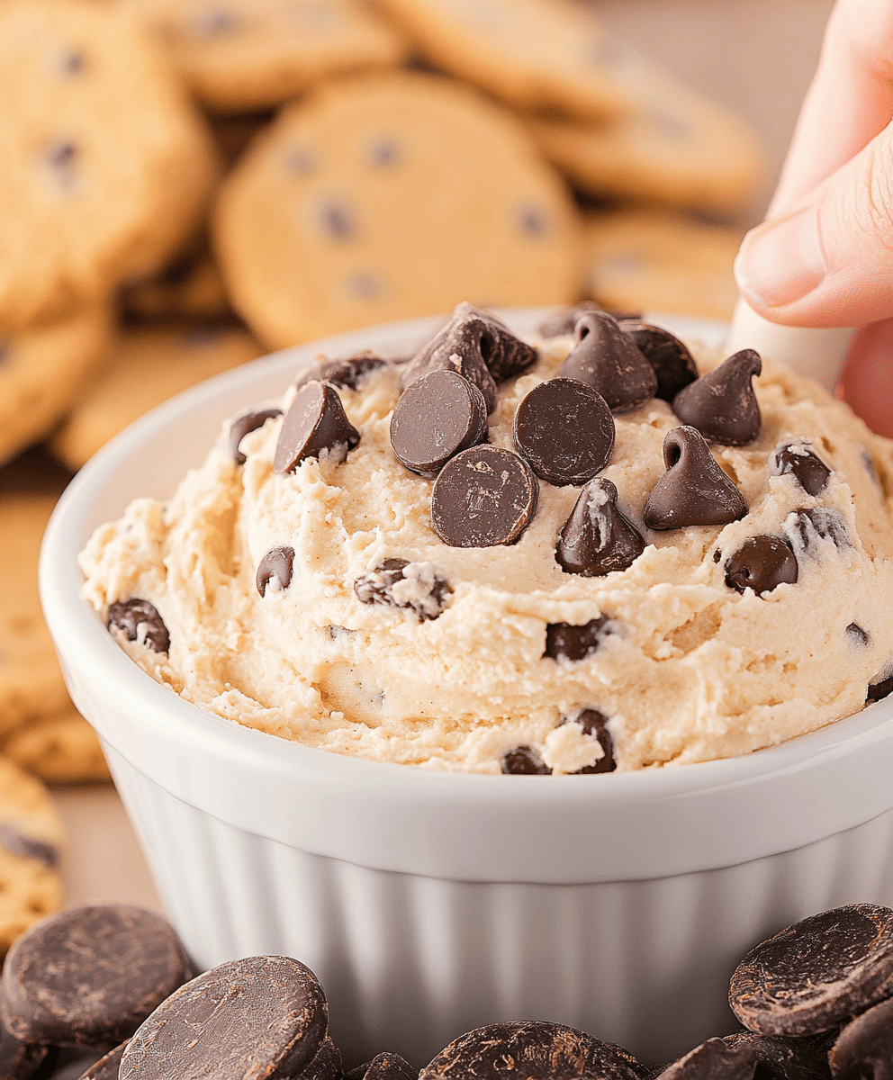 Chocolate Chip Cookie Dough Dip Recipe - Savory Kitchen Stories