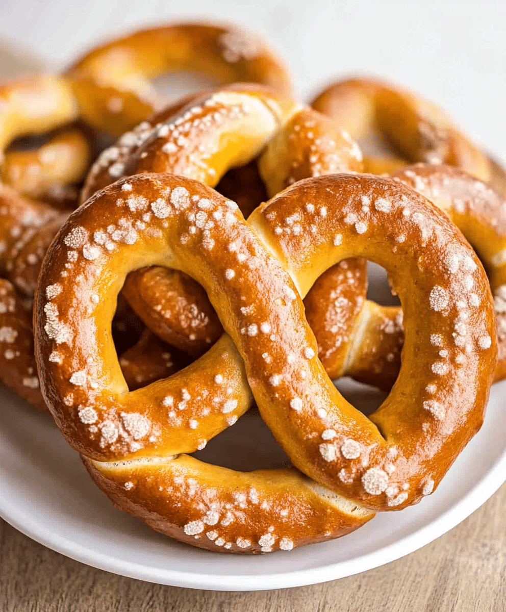 Easy Homemade Soft Pretzels Recipe - Savory Kitchen Stories