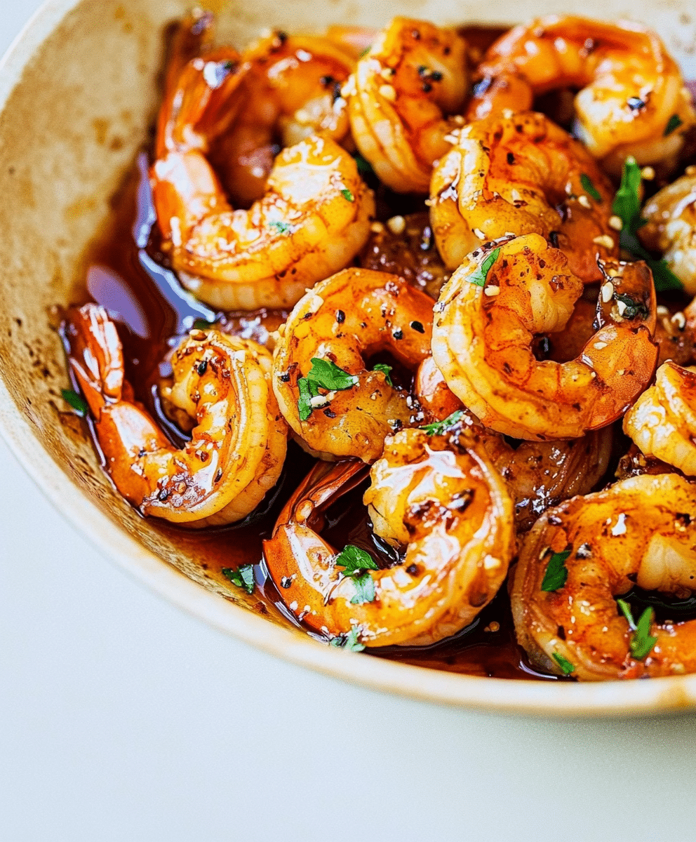 10 Minute Honey Garlic Shrimp Recipe - Savory Kitchen Stories