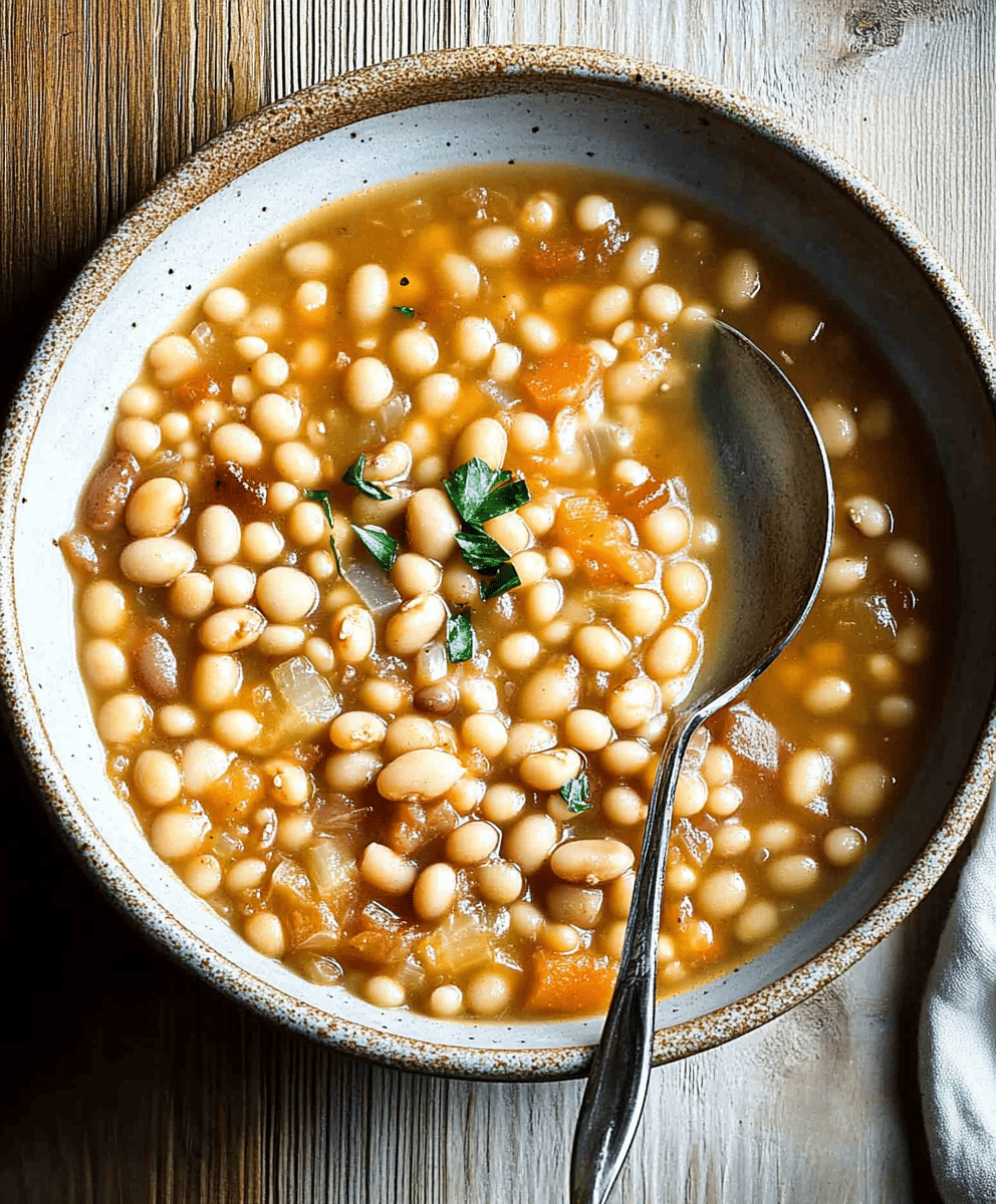 Hearty Bean Soup Recipe - Savory Kitchen Stories
