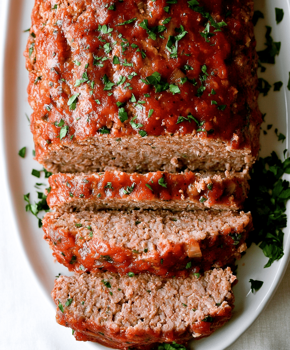 Italian Meatloaf Recipe - Savory Kitchen Stories