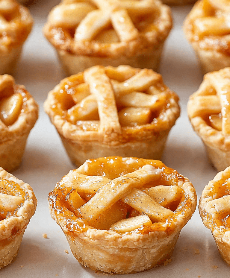 Muffin Tin Mini Apple Pies Recipe - Savory Kitchen Stories