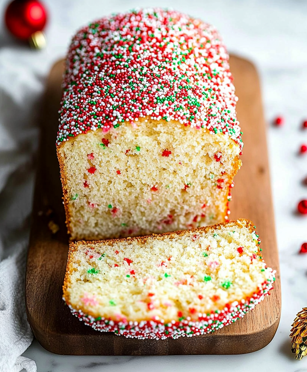 Christmas Sprinkle Buttermilk Bread Recipe - Savory Kitchen Stories