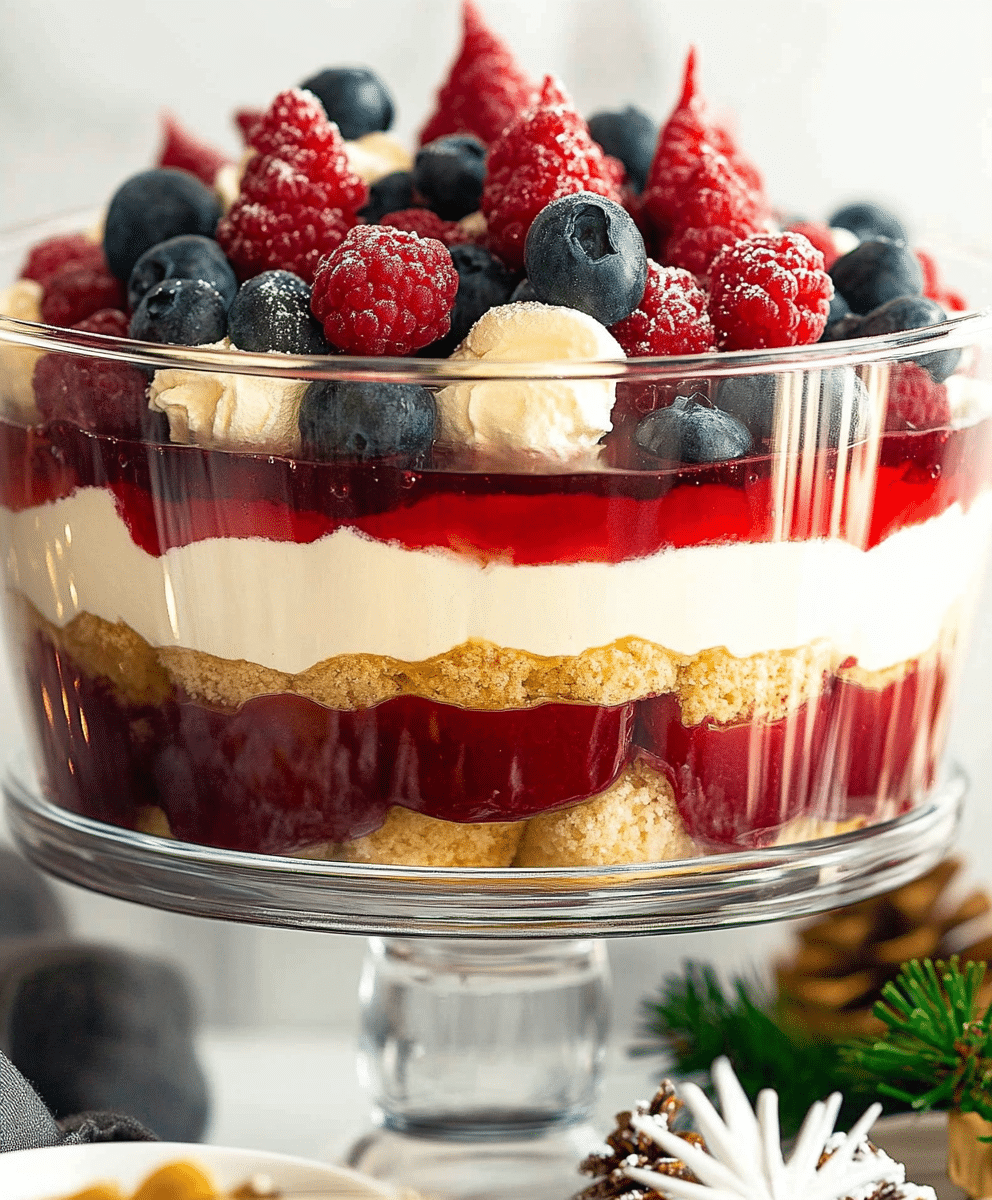 Christmas Trifle Recipe - Savory Kitchen Stories