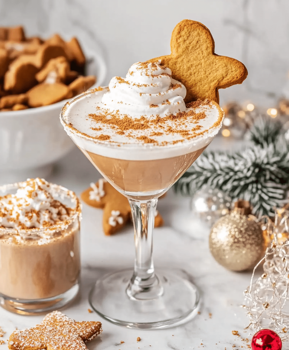Gingerbread Martini Recipe - Savory Kitchen Stories
