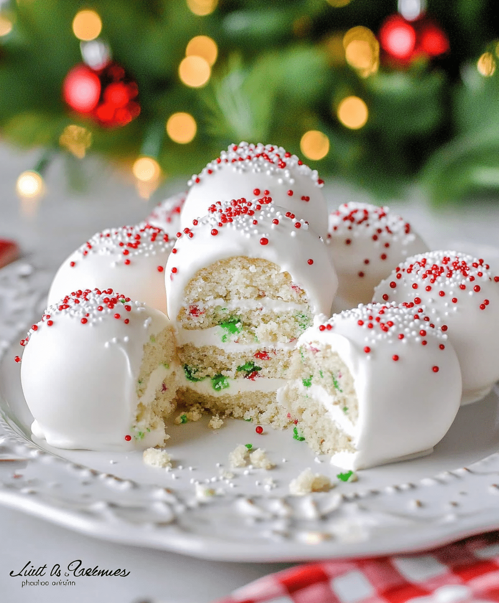Little Debbie Christmas Tree Cake Balls Recipe - Savory Kitchen Stories