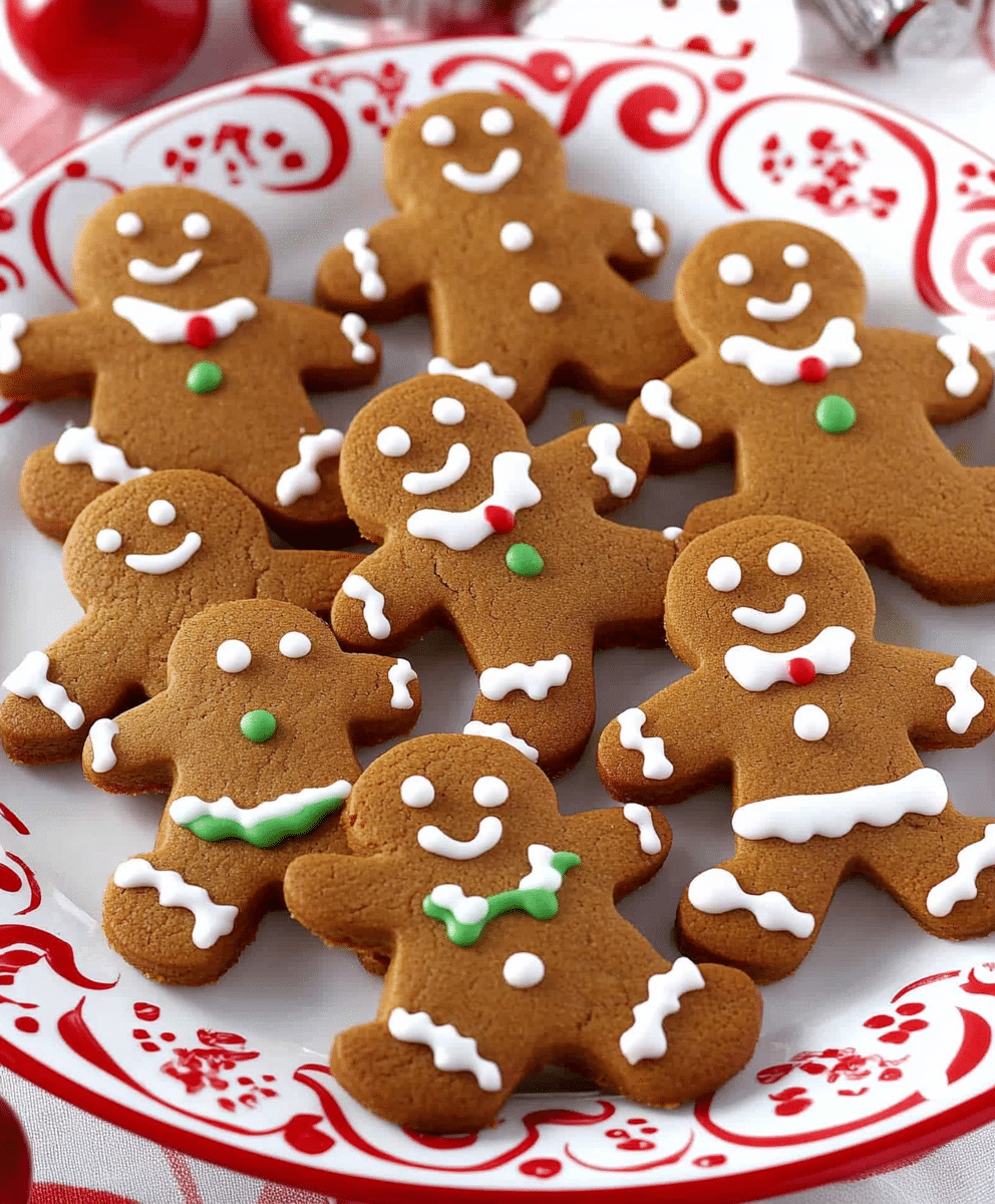 Soft & Chewy Gingerbread Men Cookies Recipe - Savory Kitchen Stories