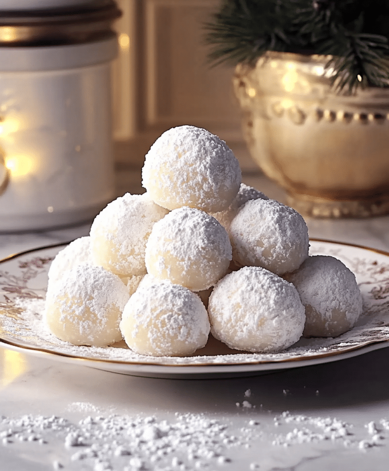 Sweetened Condensed Milk Snowball Cookies Recipe - Savory Kitchen Stories