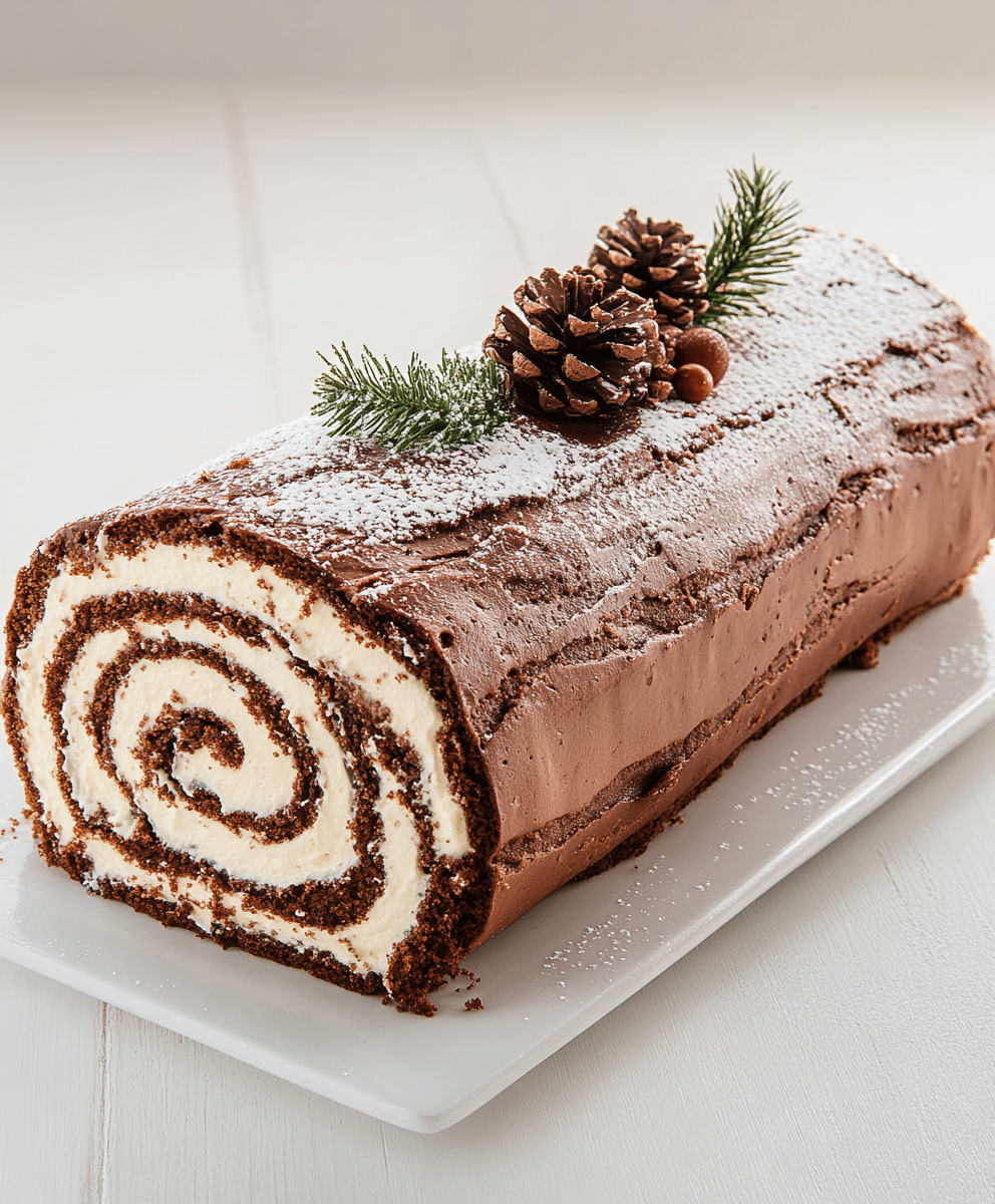 Yule Log Cake (bûche De Noël) Recipe - Savory Kitchen Stories