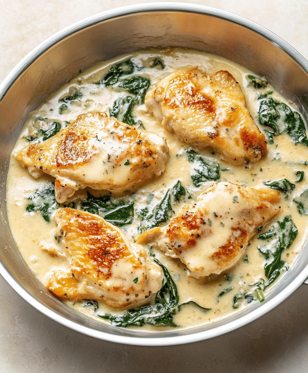 Creamy Chicken Florentine Recipe - Savory Kitchen Stories