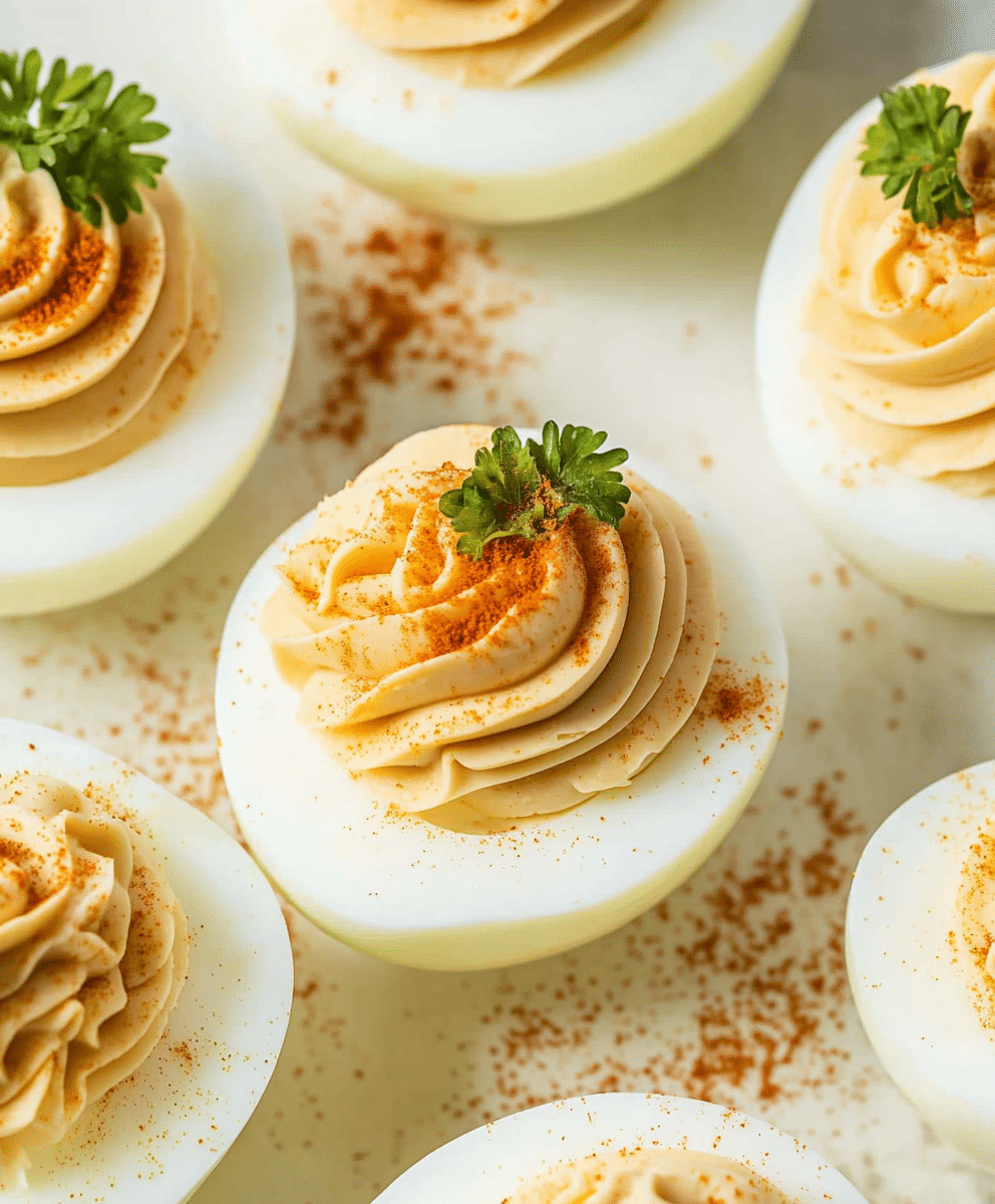 Million Dollar Deviled Eggs Recipe - Savory Kitchen Stories