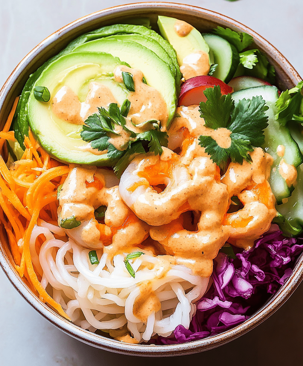 Spring Roll Bowls Recipe - Savory Kitchen Stories