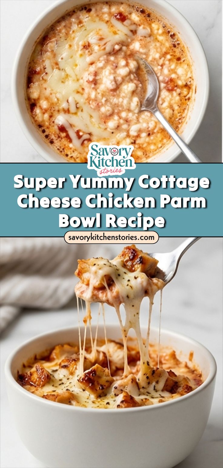 Super Yummy Cottage Cheese Chicken Parm Bowl Recipe